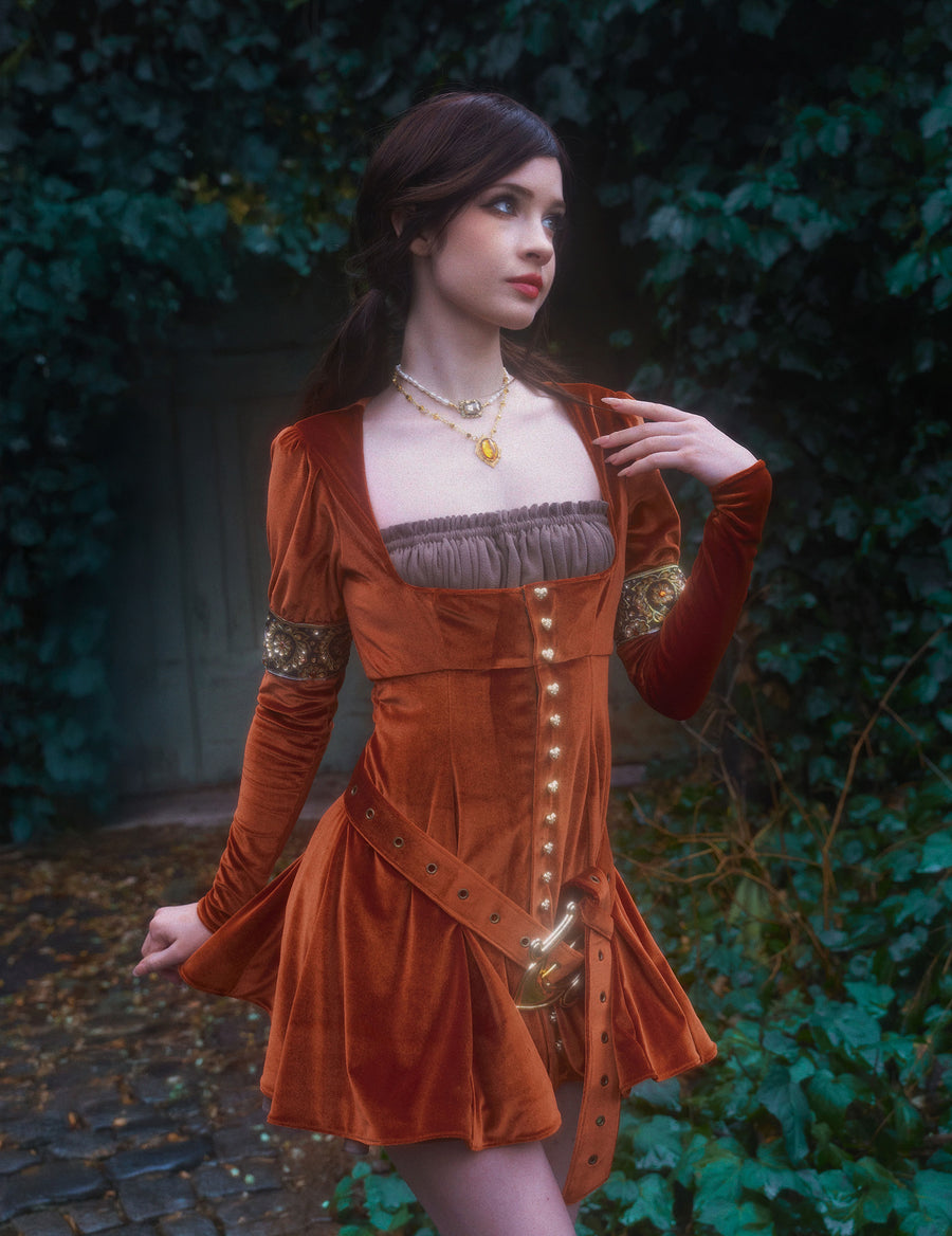 Adventurer Dress - Stretch Velvet – Firefly Path