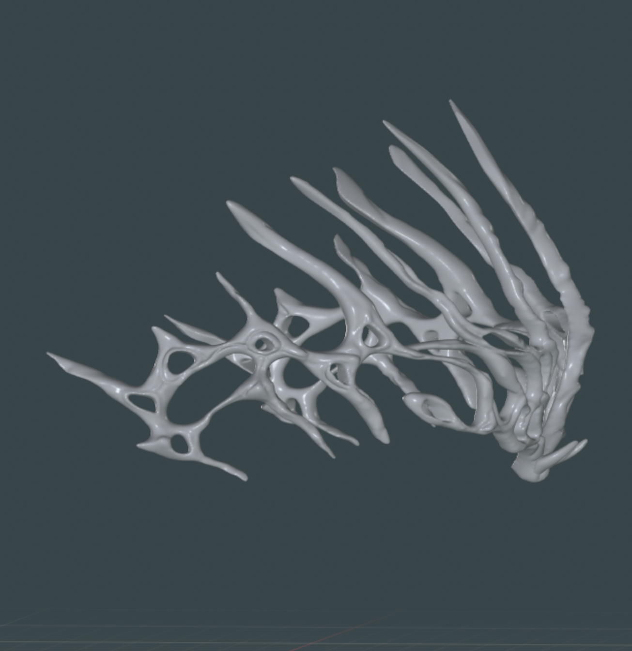 STL file: Alien Vine Crown – Firefly Path