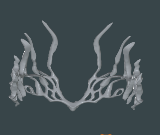 STL file: Alien Vine Crown – Firefly Path