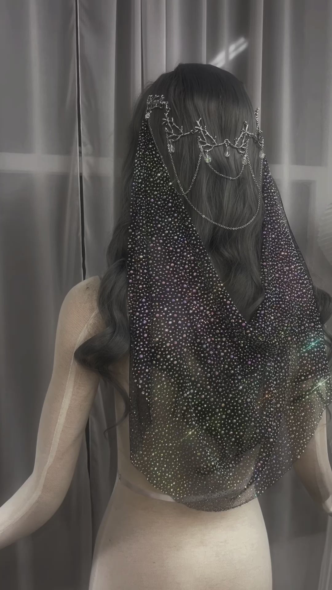 Celestial Wedding Veil – Firefly Path