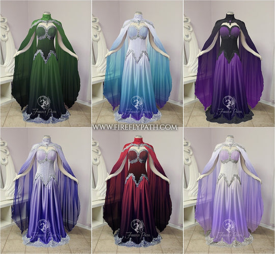 Sewing Pattern: Moonpetal gown and cape PDF – Firefly Path