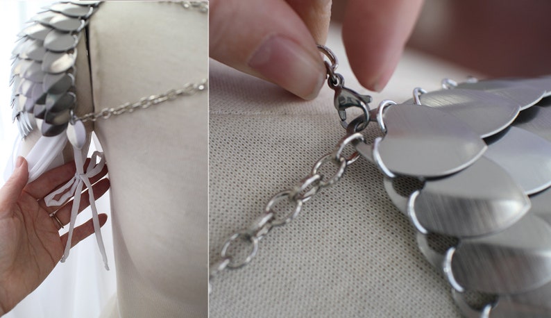 Gold Scale Mail Cape – Firefly Path