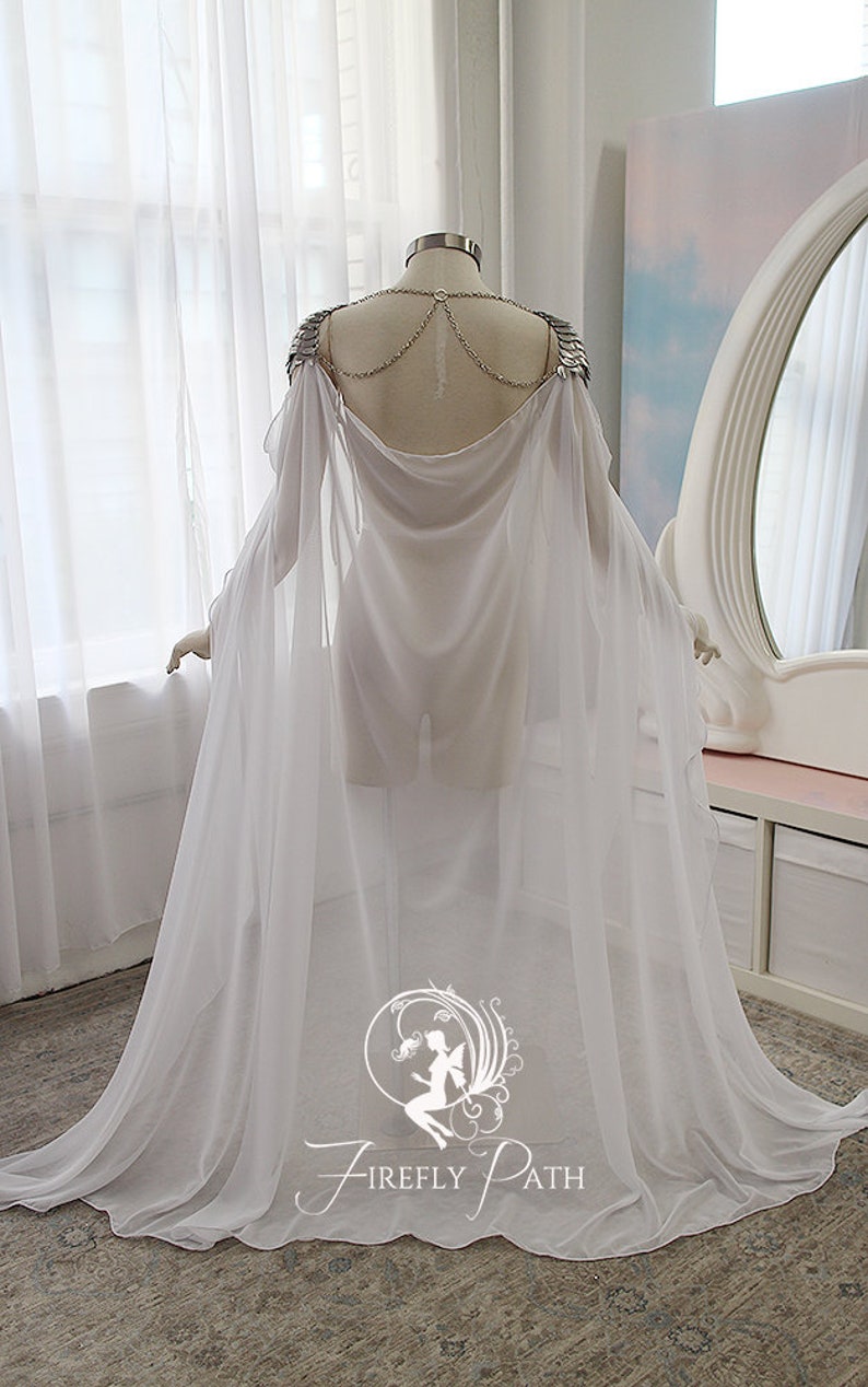 Silver Scale Mail Cape – Firefly Path