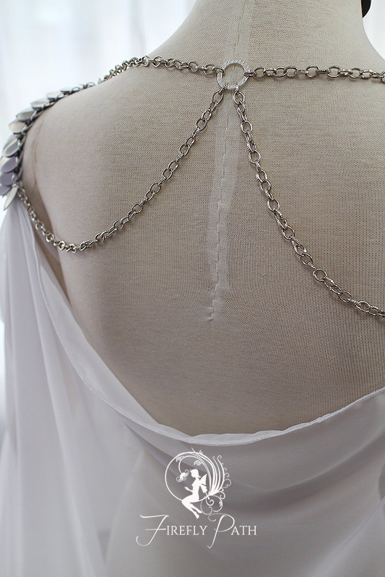 Silver Scale Mail Cape – Firefly Path