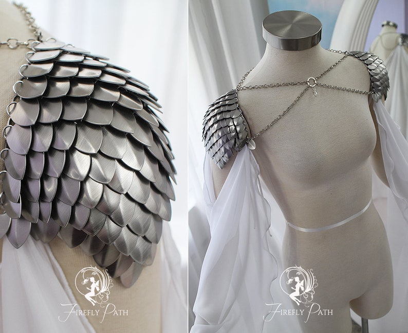 Silver Scale Mail Cape – Firefly Path