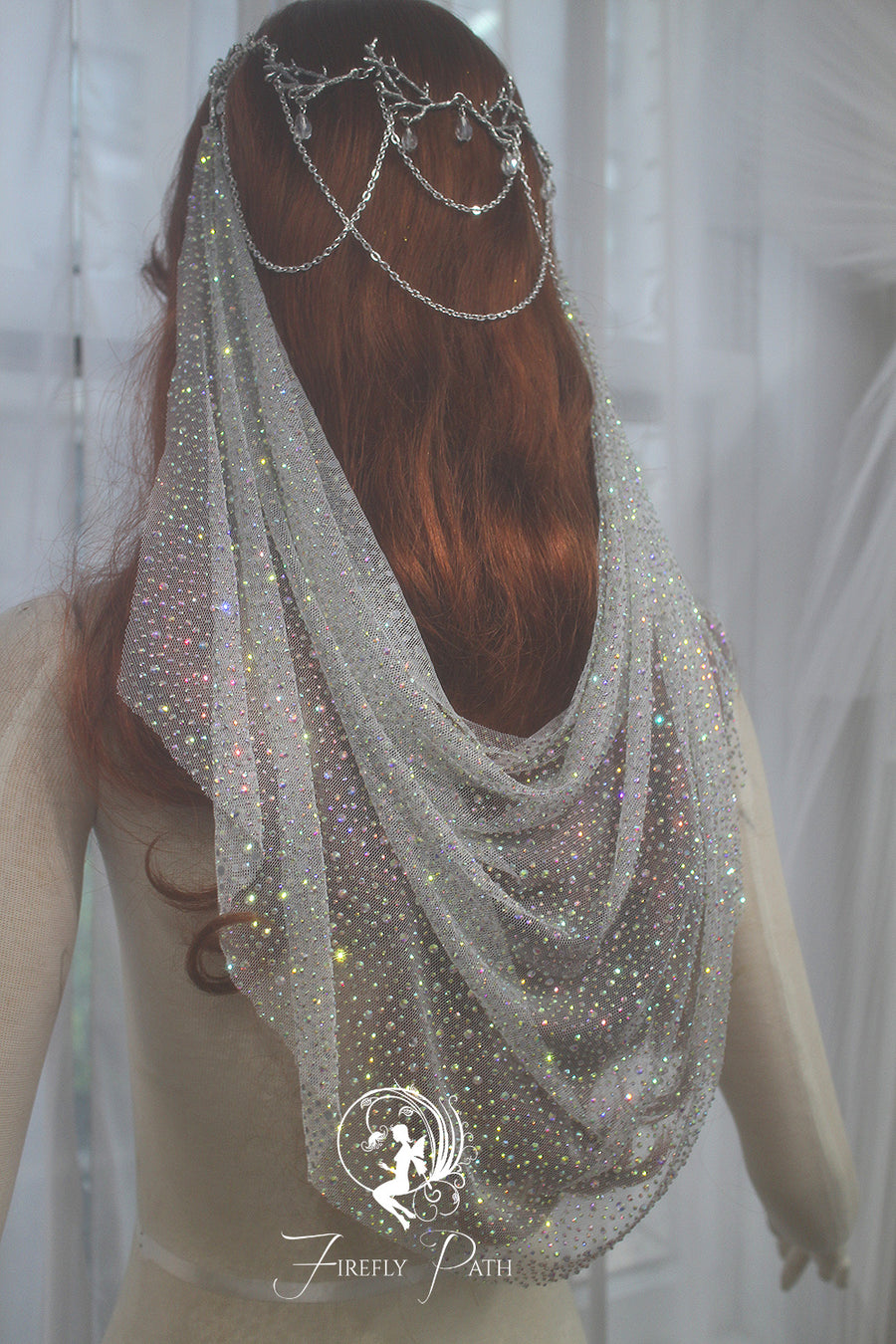 Ethereal Wedding Veil – Firefly Path