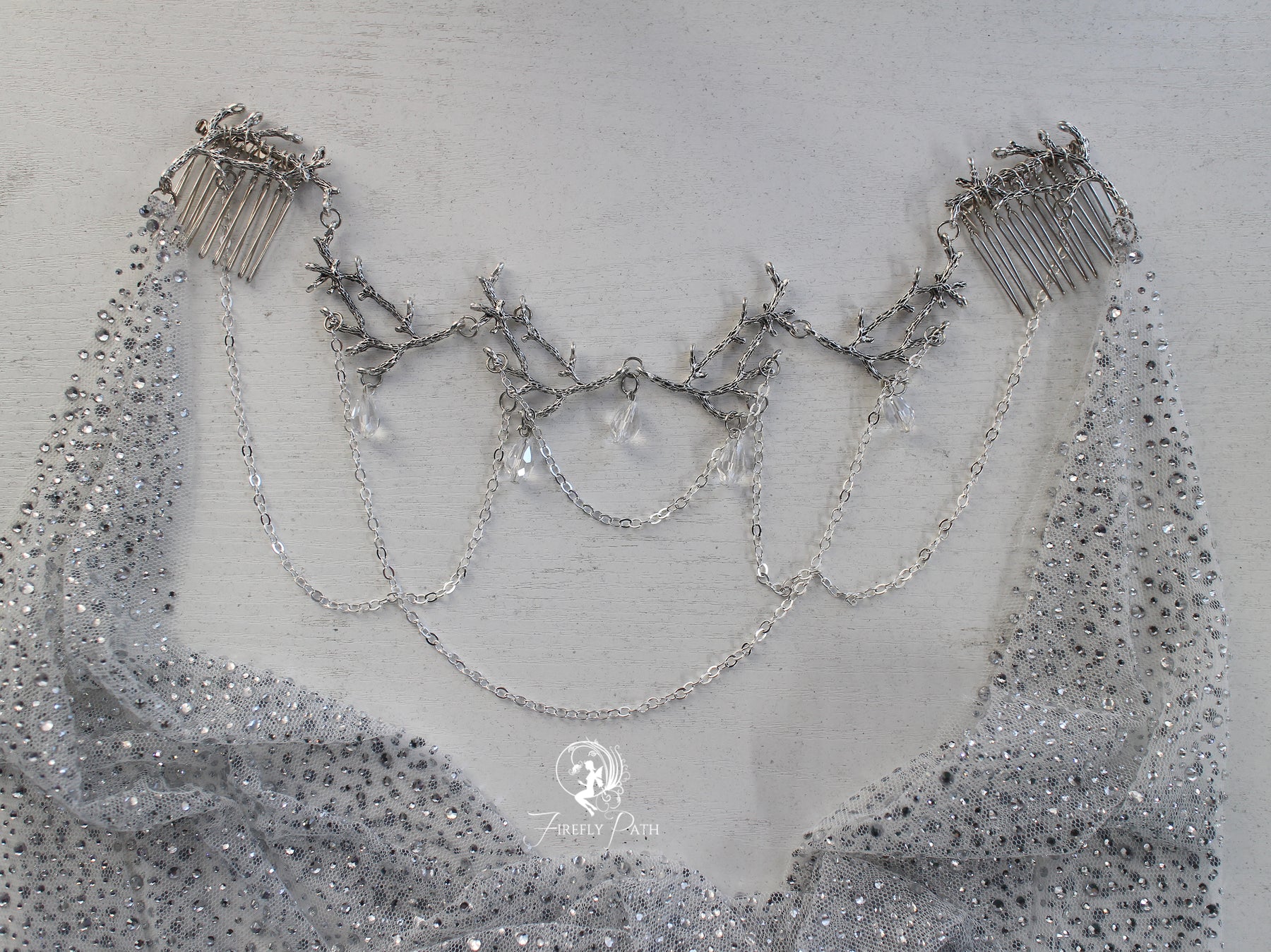 Ethereal Wedding Veil – Firefly Path